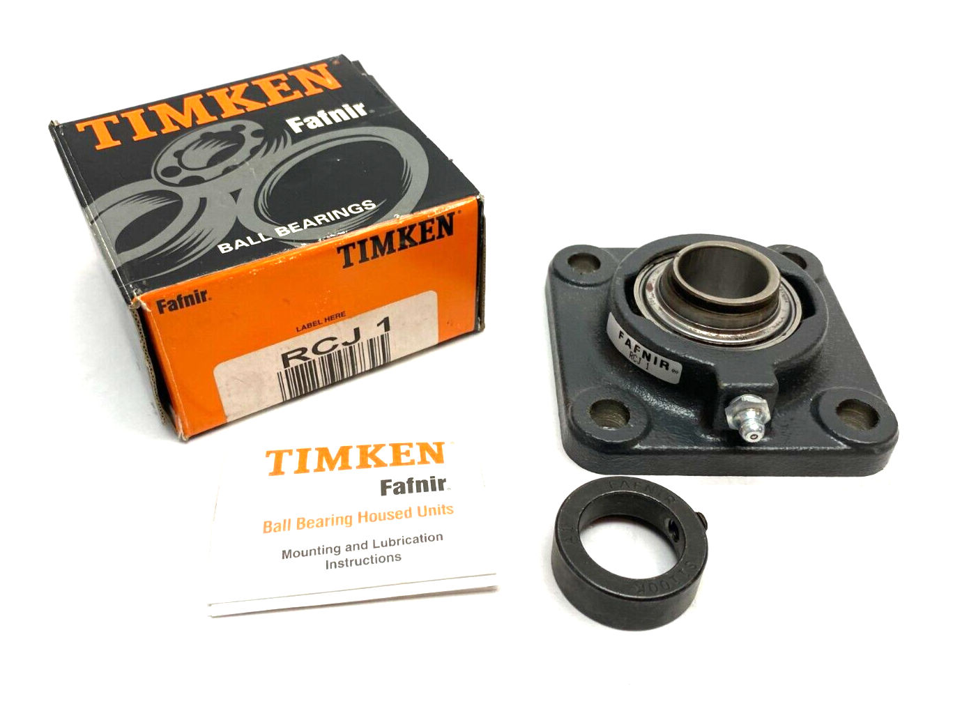 RCJ 1 | Timken Fafnir RCJ 1 Industrial Duty Flanged Self-Locking Collar Flat Mount