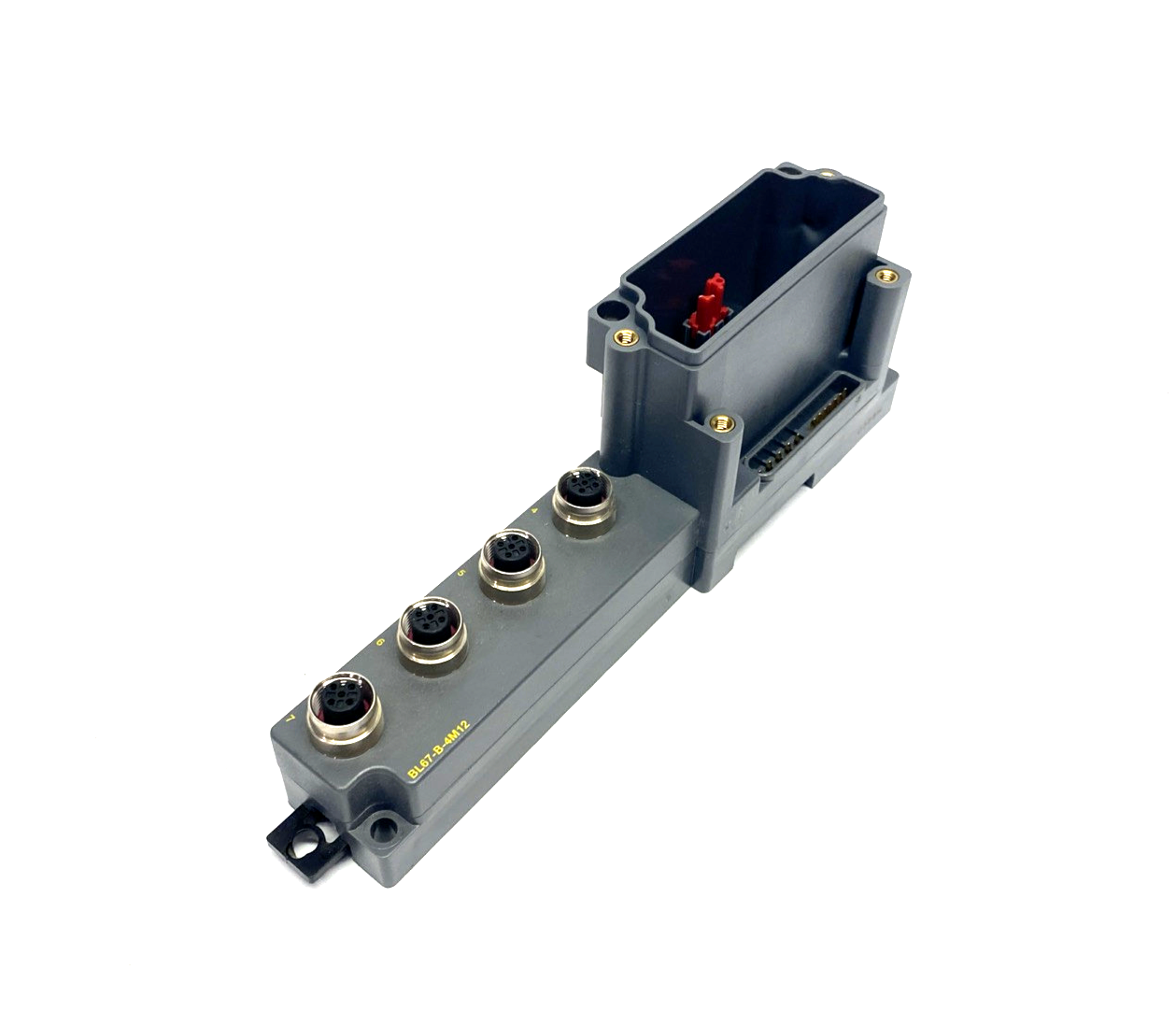 BL67-B-4M12, 6827187 | Turck BL67-B-4M12 Base Module, I/O Module Rack ...