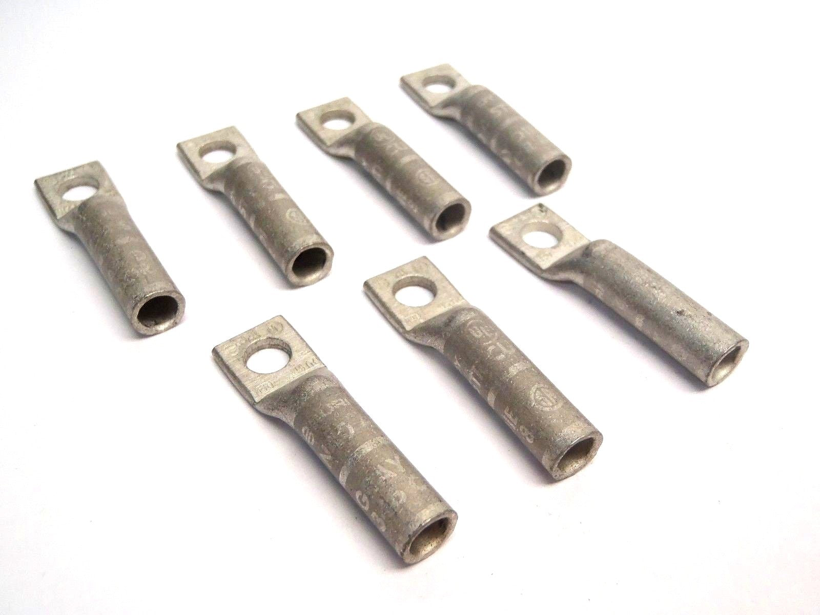 N40 4STR | Burndy N40 4STR 346 or 8 Gray Die Terminal Lugs LOT OF 7