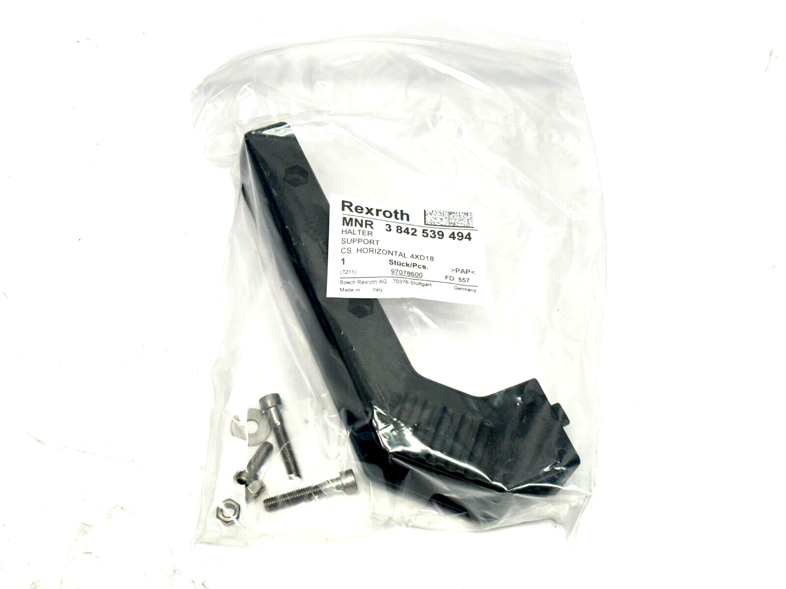 3 842 539 494 | Bosch Rexroth 3842539494 Guide Rail Bracket 4 Position