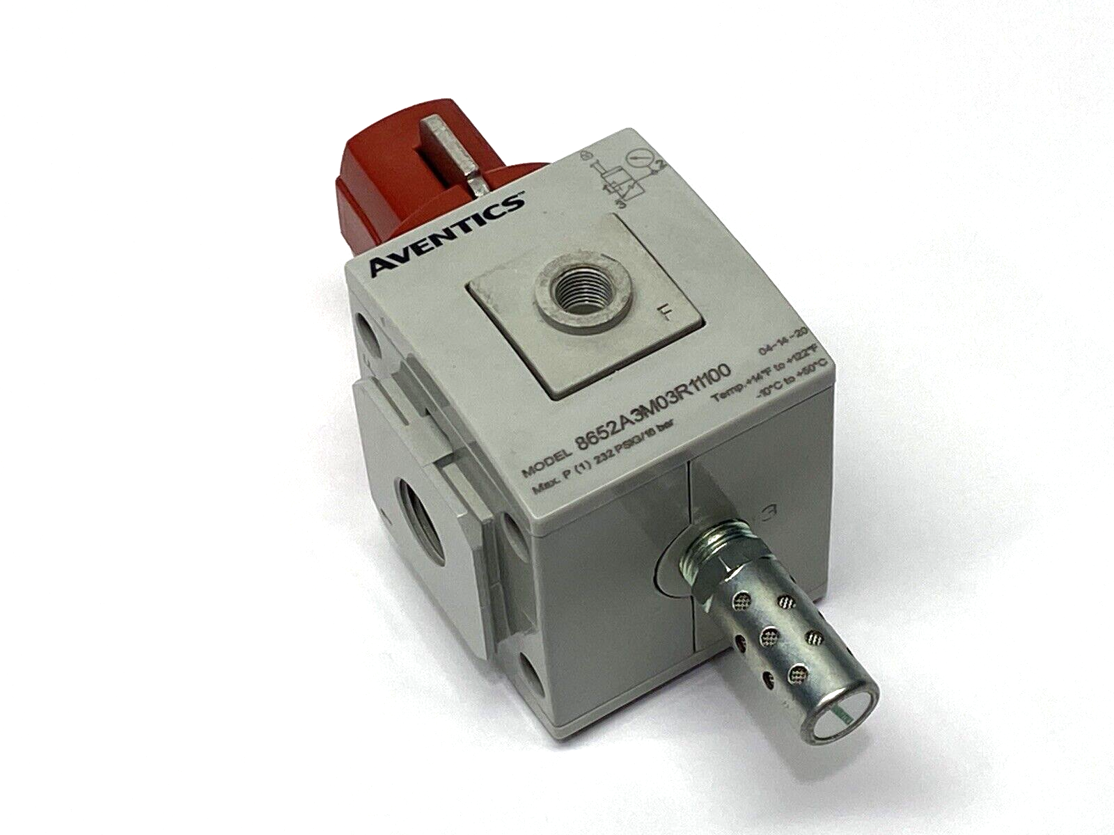 8652A3M03R11100 | Aventics 8652A3M03R11100 Pneumatic Shut-Off Valve