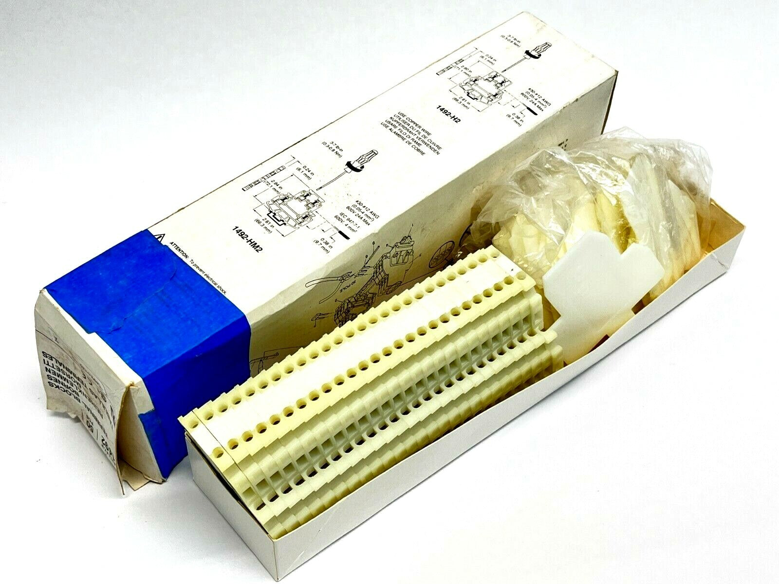 1492-HM2,1492-NM40 | Allen Bradley 1492-HM2 Terminal Blocks LOT OF 26 w ...