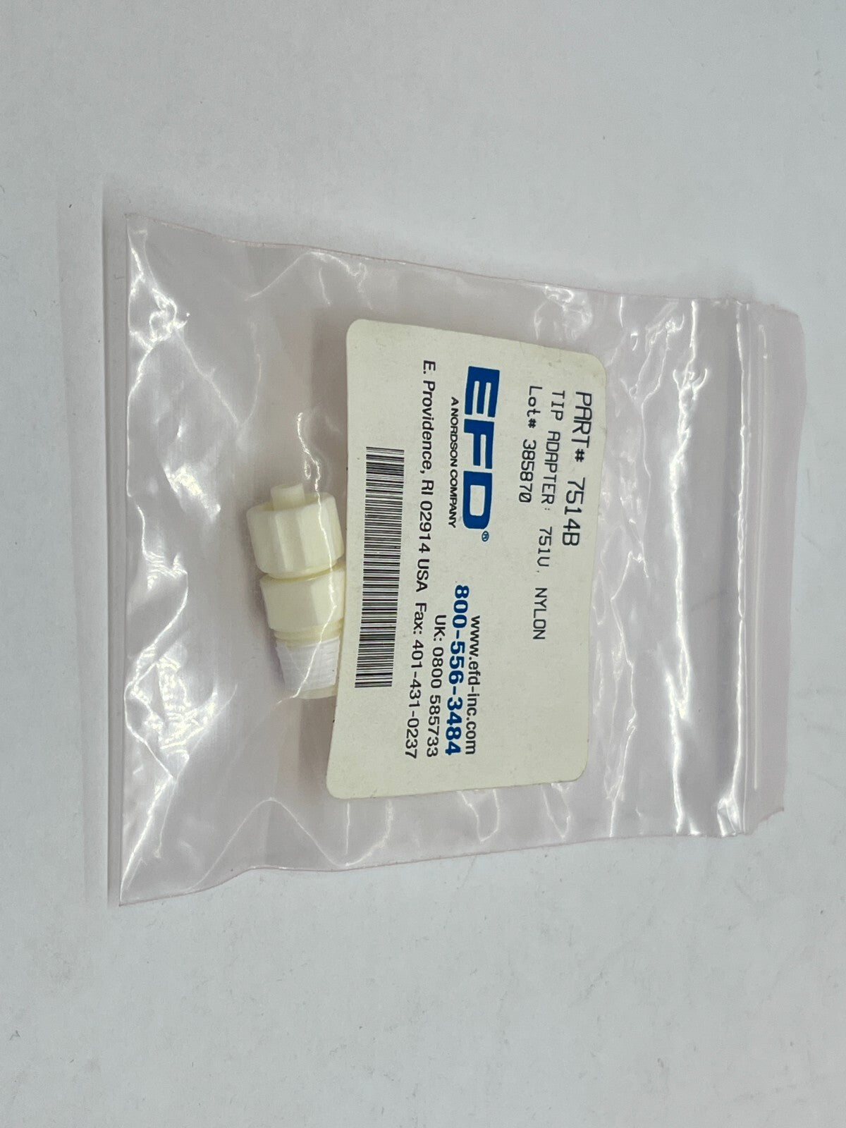 EFD 7514B | Nordson EFD 7514B Tip Adapter 751V Nylon