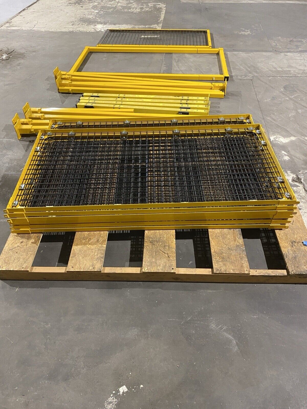 A12008, A12009 | AGS Automation Guarding Systems Lot of 6 Panels and Posts