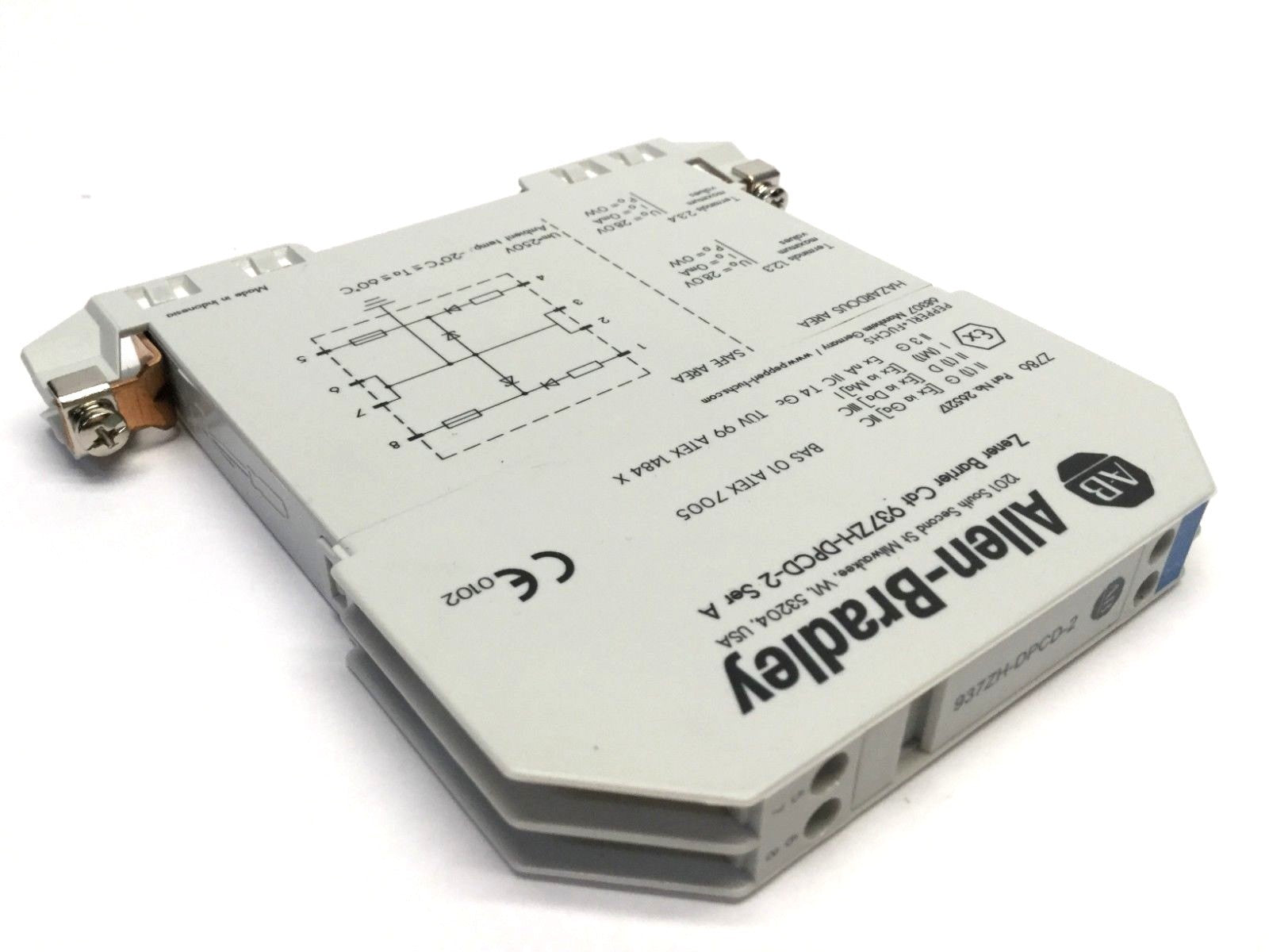 937ZH-DPCD-2 | Allen Bradley 937ZH-DPCD-2 Ser A Zener Barrier 265217