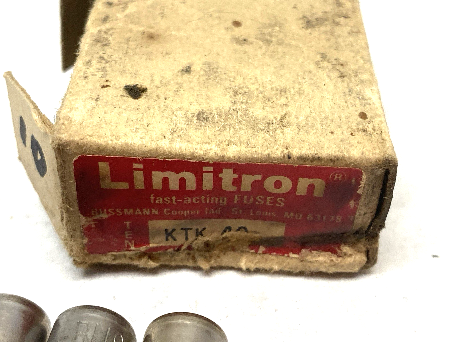 KTK-40 | Cooper Bussmann Limitron Fast-Acting Fuse BOX OF 10 - New Oth