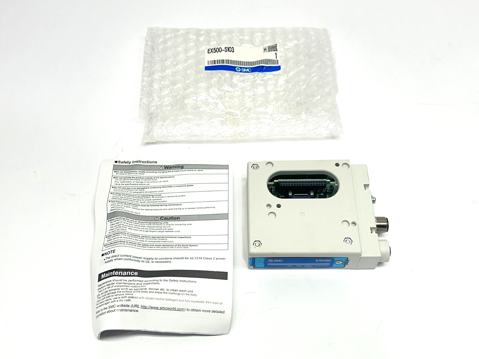 EX500-S103 | SMC EX500-S103 Serial Interface Unit 16/32 Output EX500 Series