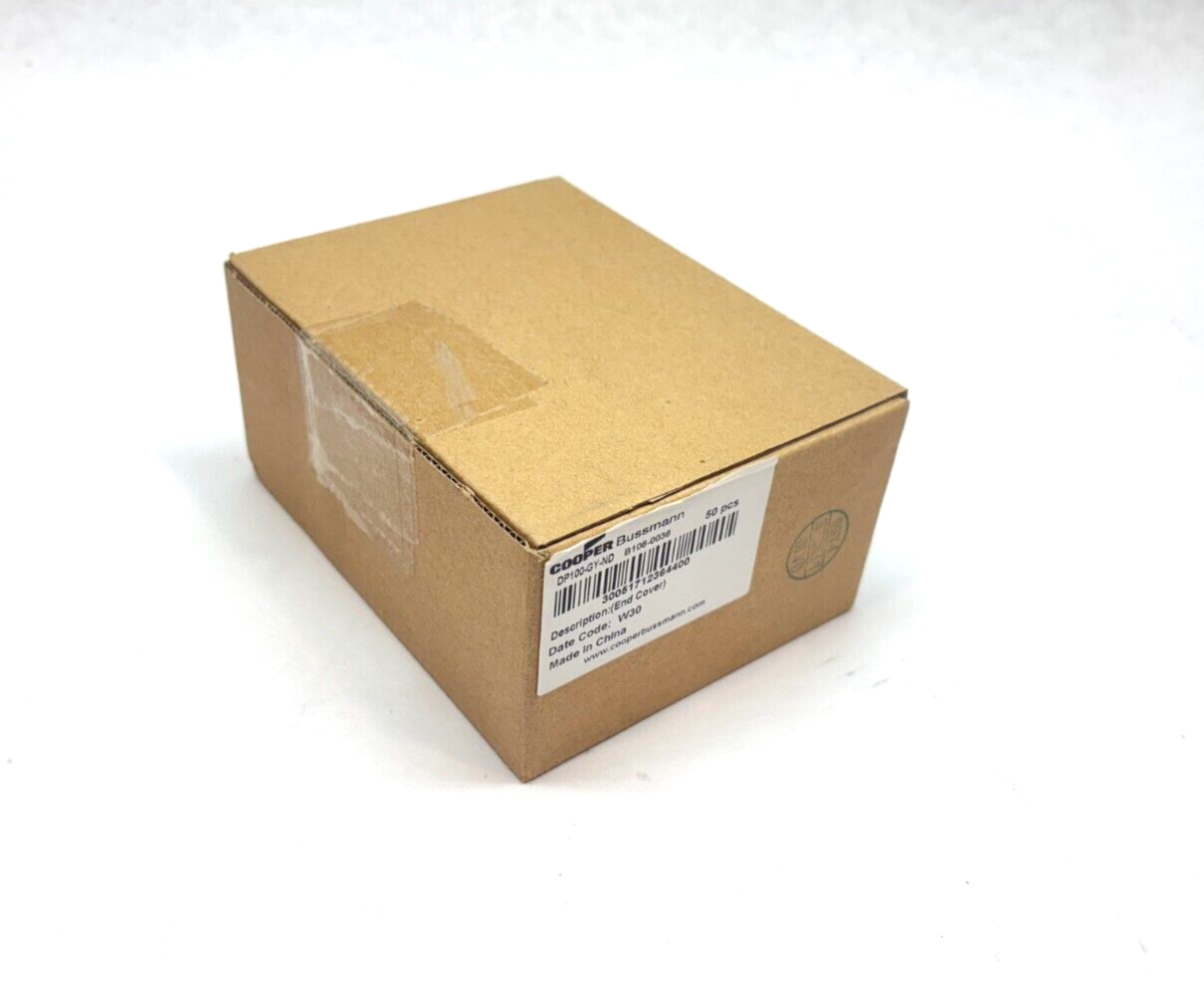 DP100-GY-ND | Cooper Bussman DP100-GY-ND End Covers, B106-0036 Gray DIN ...