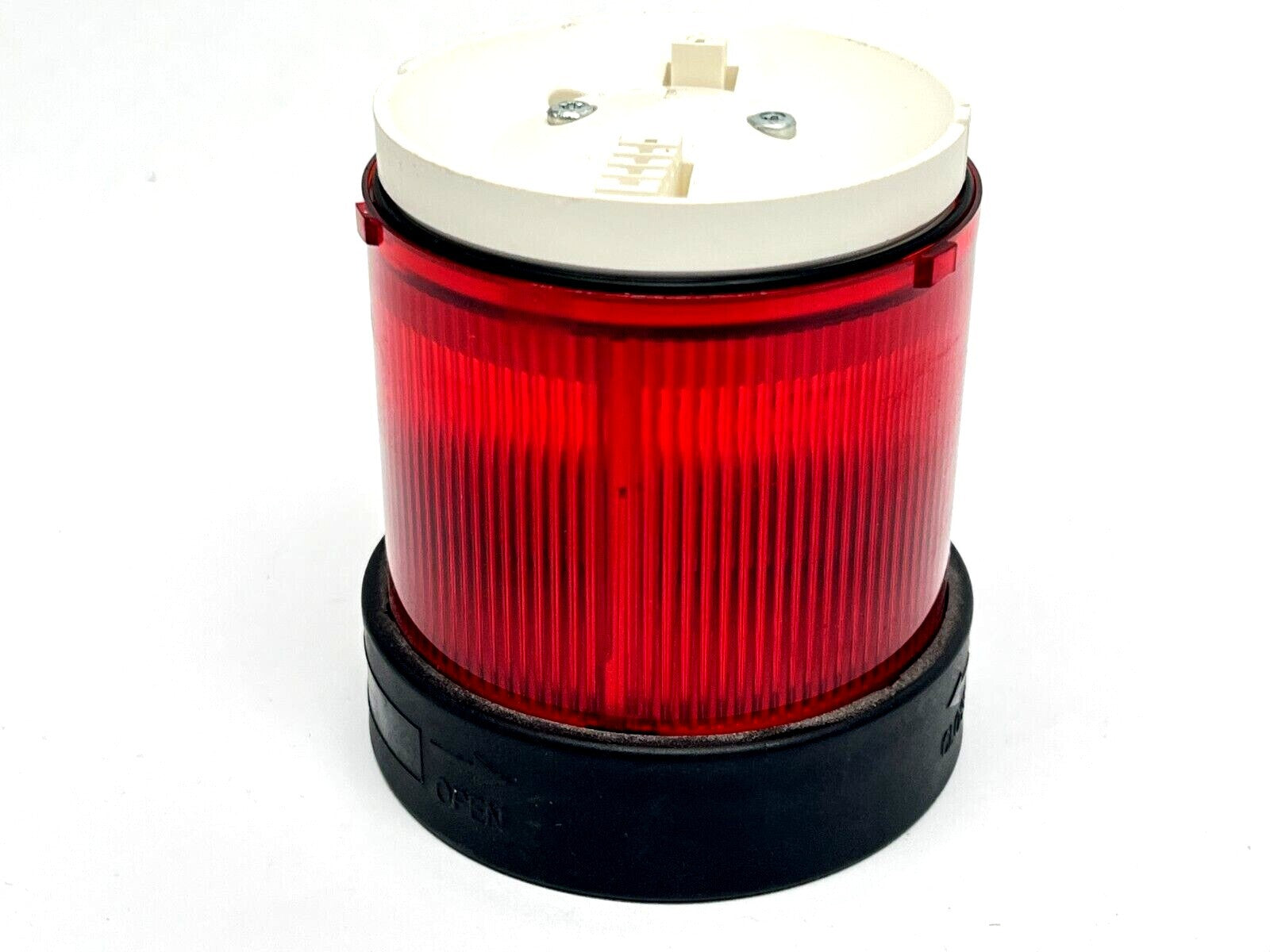 Telemecanique XVB C34 Illuminated Red Stack Light w/ CM8-A234 Bulb