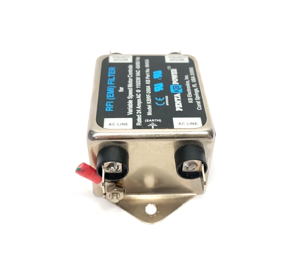 KB Electronics KBRF-200A Radio Frequency Interface RFI EMI Filter 115 ...