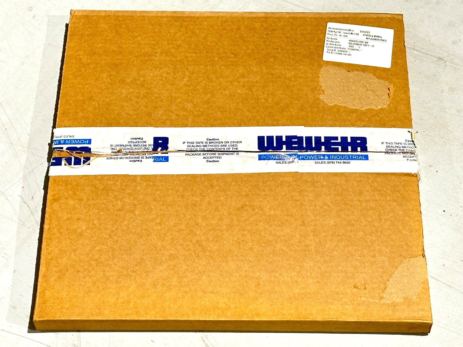480646920122000 | Weir Valves 480646920122000 Seal Stack Kit TCSV14-150 ...