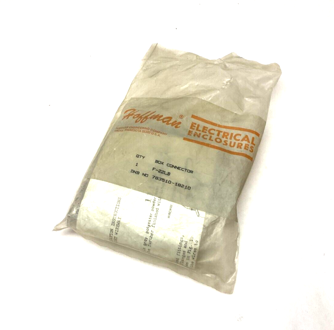 F22LB | Hoffman F22LB nVent Lay-In Box Connector 2.5" x 2.5" Gray Steel