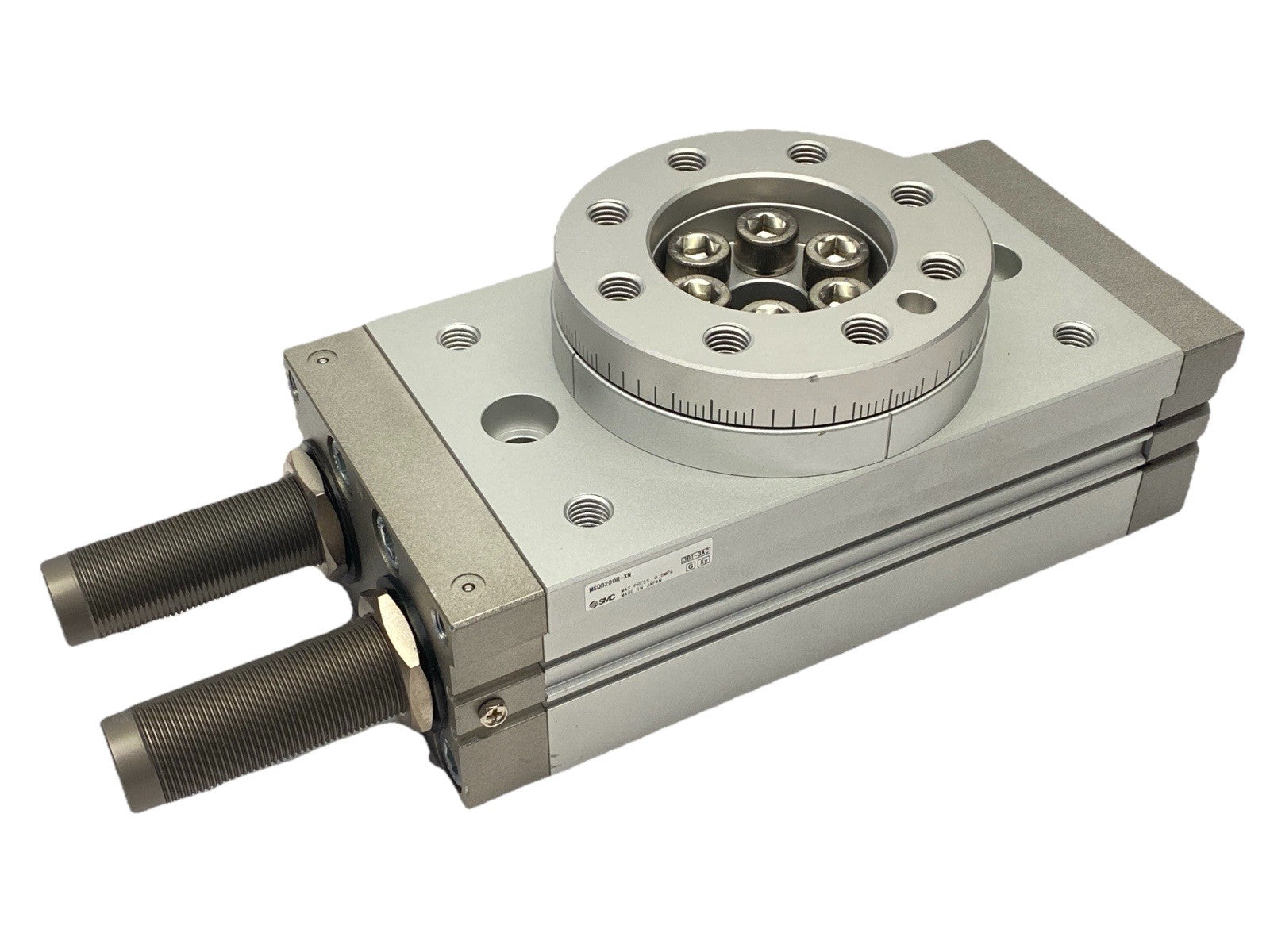 MSQB200R-XN | SMC Pneumatic Rotary Table 190 Degree Rotation - New – O