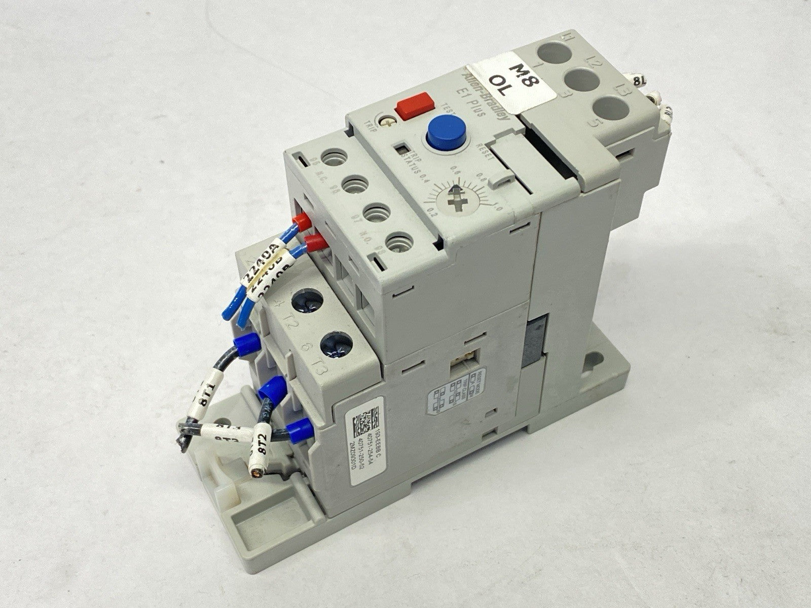 Allen Bradley 193-EEBB Ser C IEC Overload Relay 0.2-1A w/ 193-EPB Pane