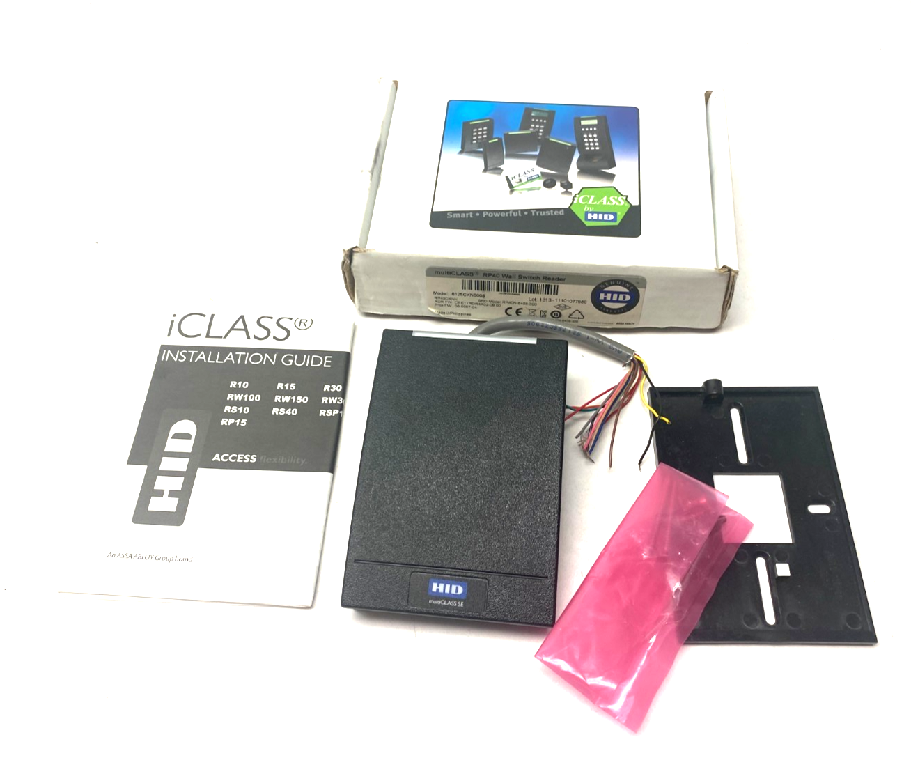 6125CKN0005 | HID 6125CKN0005 multiCLASS RP40 Smart Card Wall Switch Reader