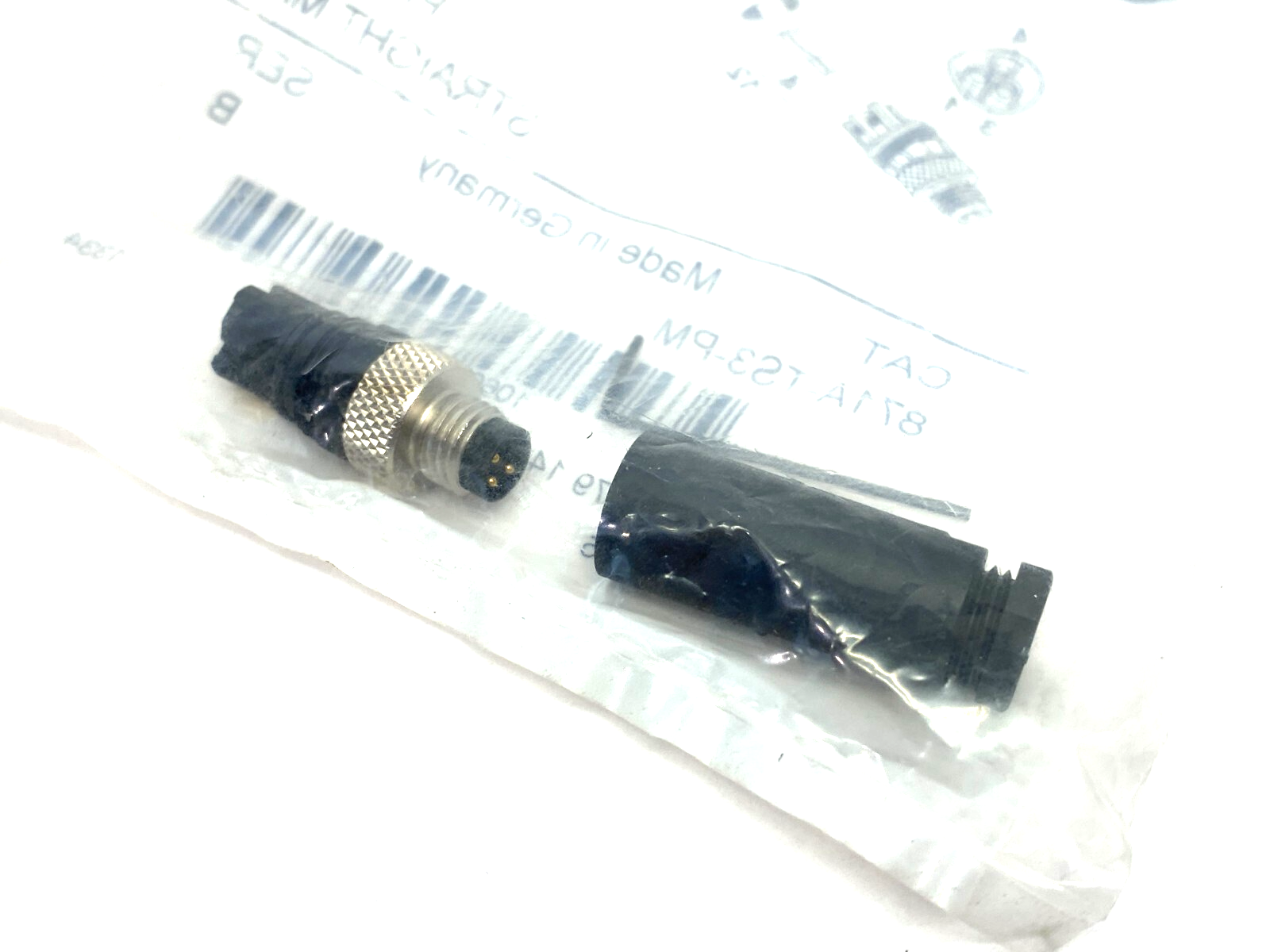 Allen Bradley 871A-TS3-PM Ser. B Straight Male Pico Connector 3-Pin