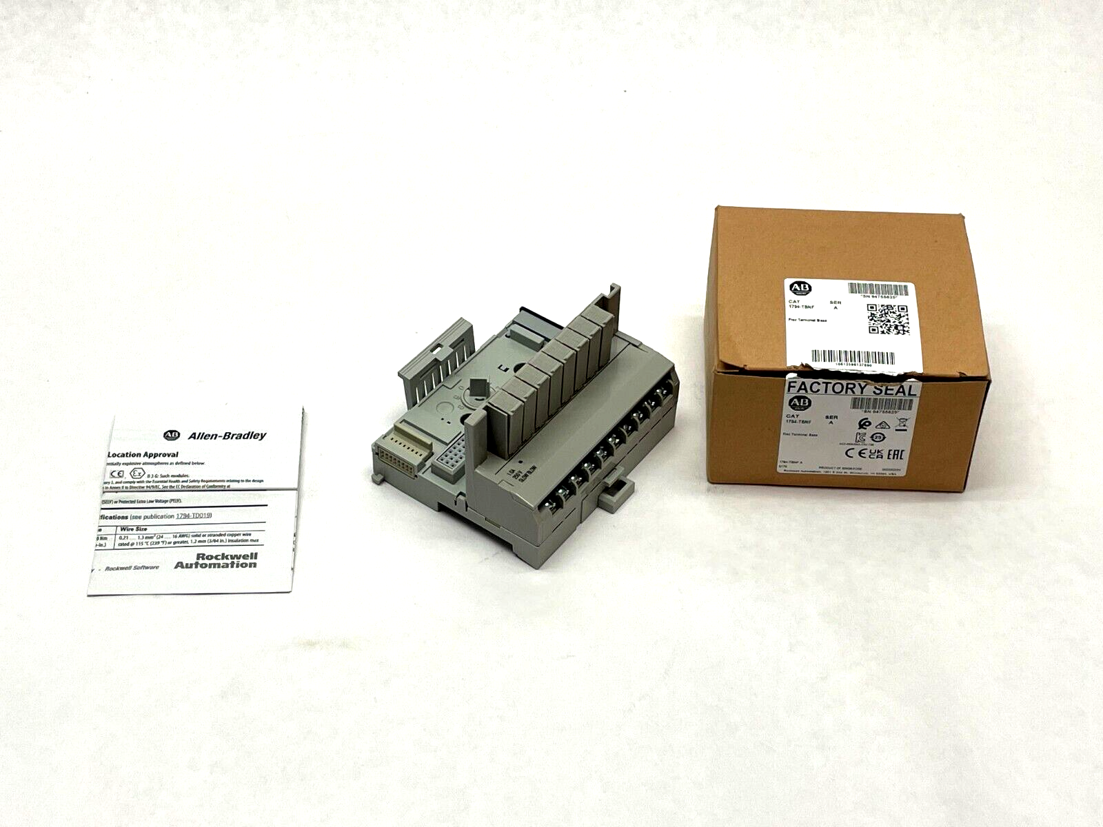 1794-TBNF | Allen Bradley 1794-TBNF Ser. A Flex Terminal Base