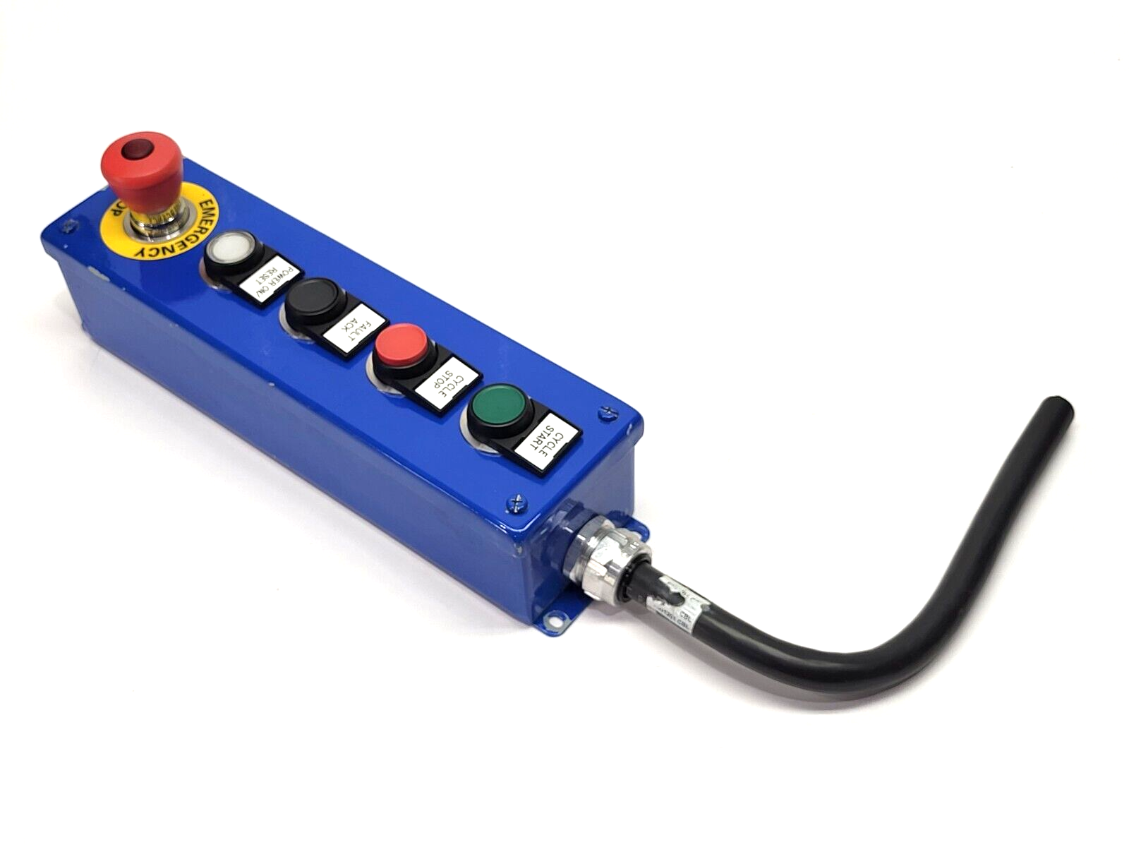 | Control Box w/ Push Pull E-Stop 4 Buttons