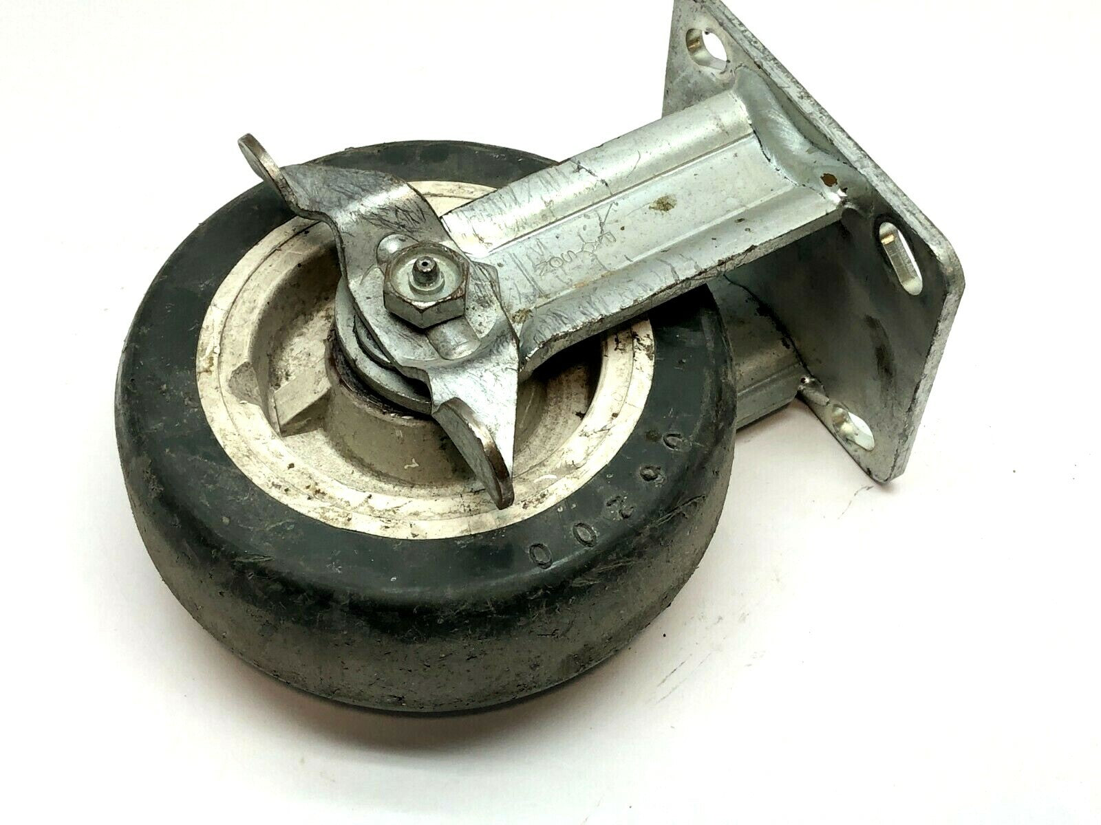 201-6UK-WK | Payson 201-6UK-WK Rigid Wheel Caster 6"x2" w/ Brake
