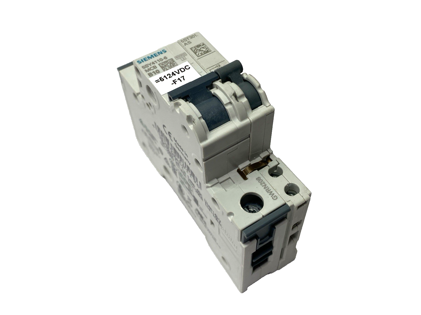 5SY4110-6 | Siemens 5SY4110-6 Circuit Breaker 1P 10A w/ 5ST3010 ...