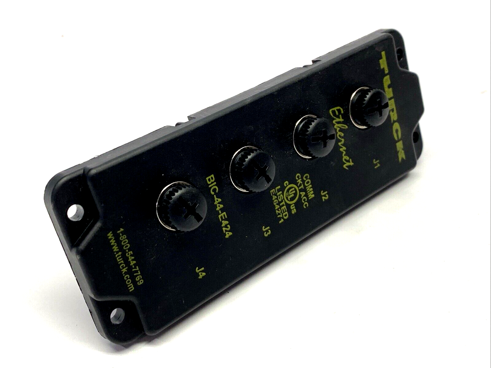 Turck BIC-44-E424 Wall/Panel Industrial Ethernet Connector Panel 4x M1