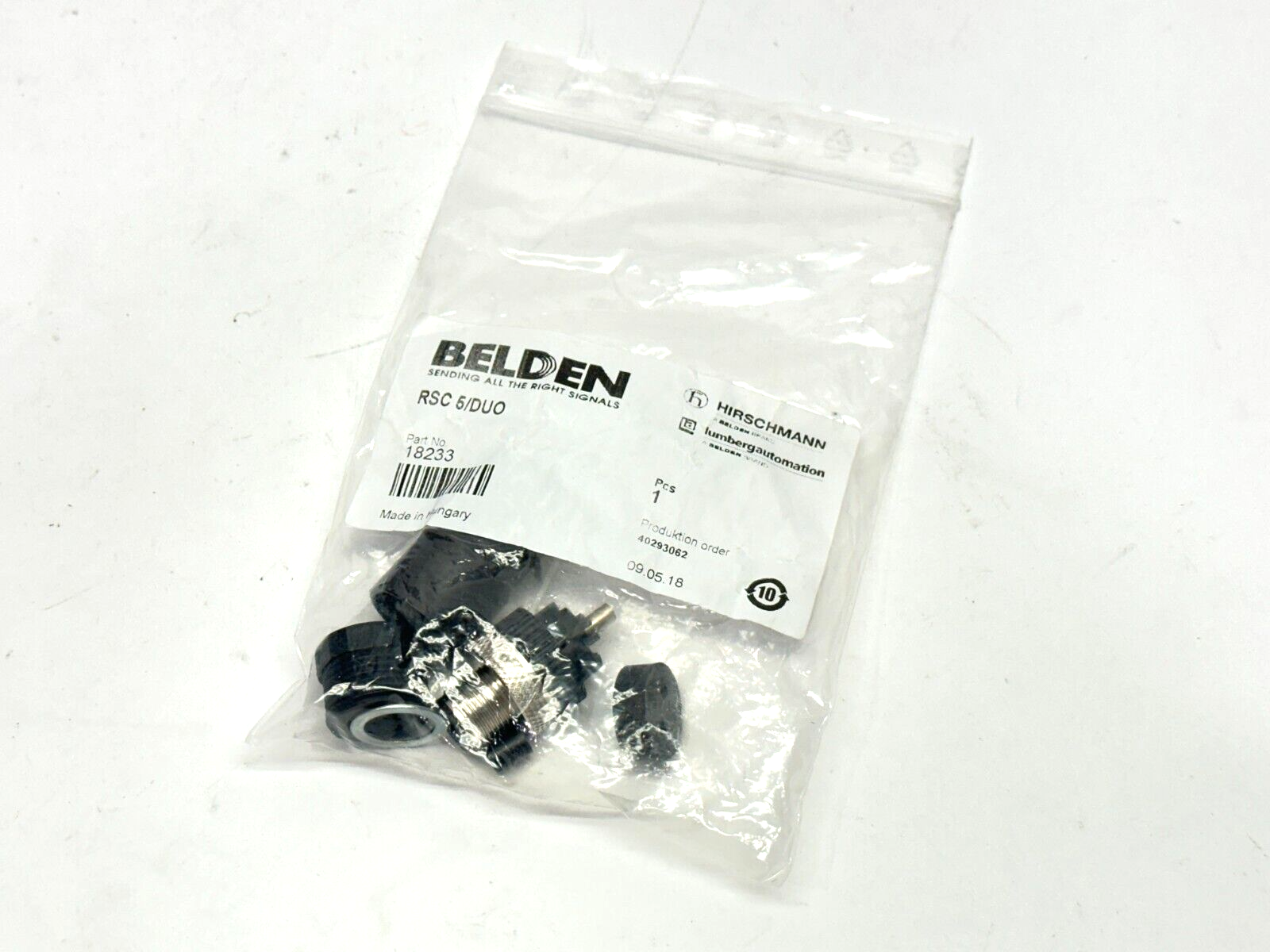 18233,RSC 5/DUO | Belden RSC 5/DUO Circular Connector Receptacle 5 Pin ...