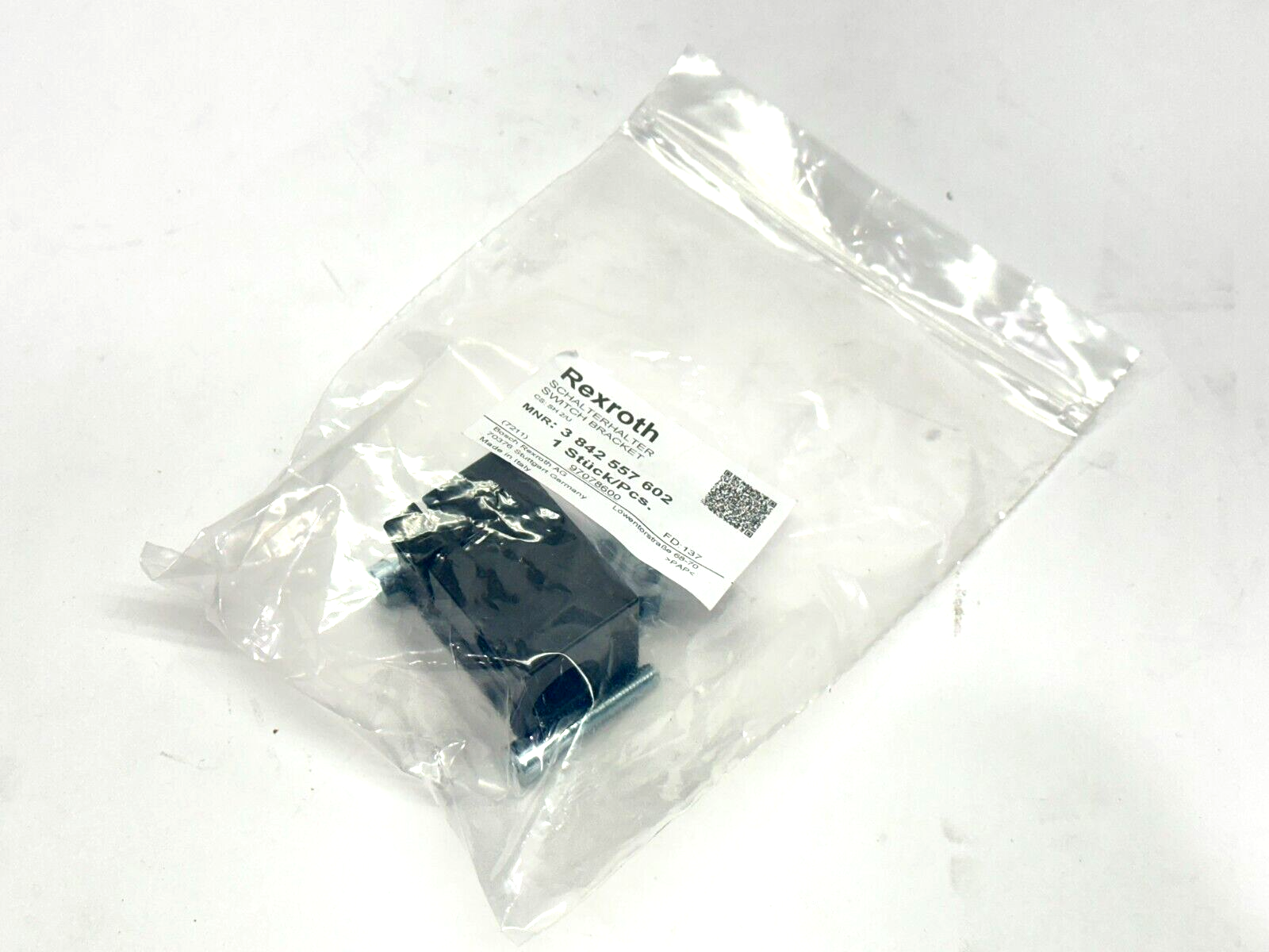 3842557602, 3 842 557 602 | Bosch Rexroth 3842557602 Switch Bracket SH 2/U