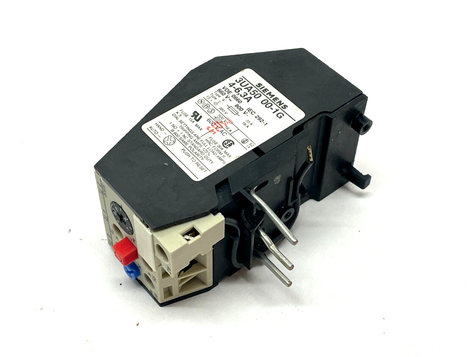 3UA5000-1G 4-6,3A | Siemens 3UA5000-1G 4-6,3A Overload Relay
