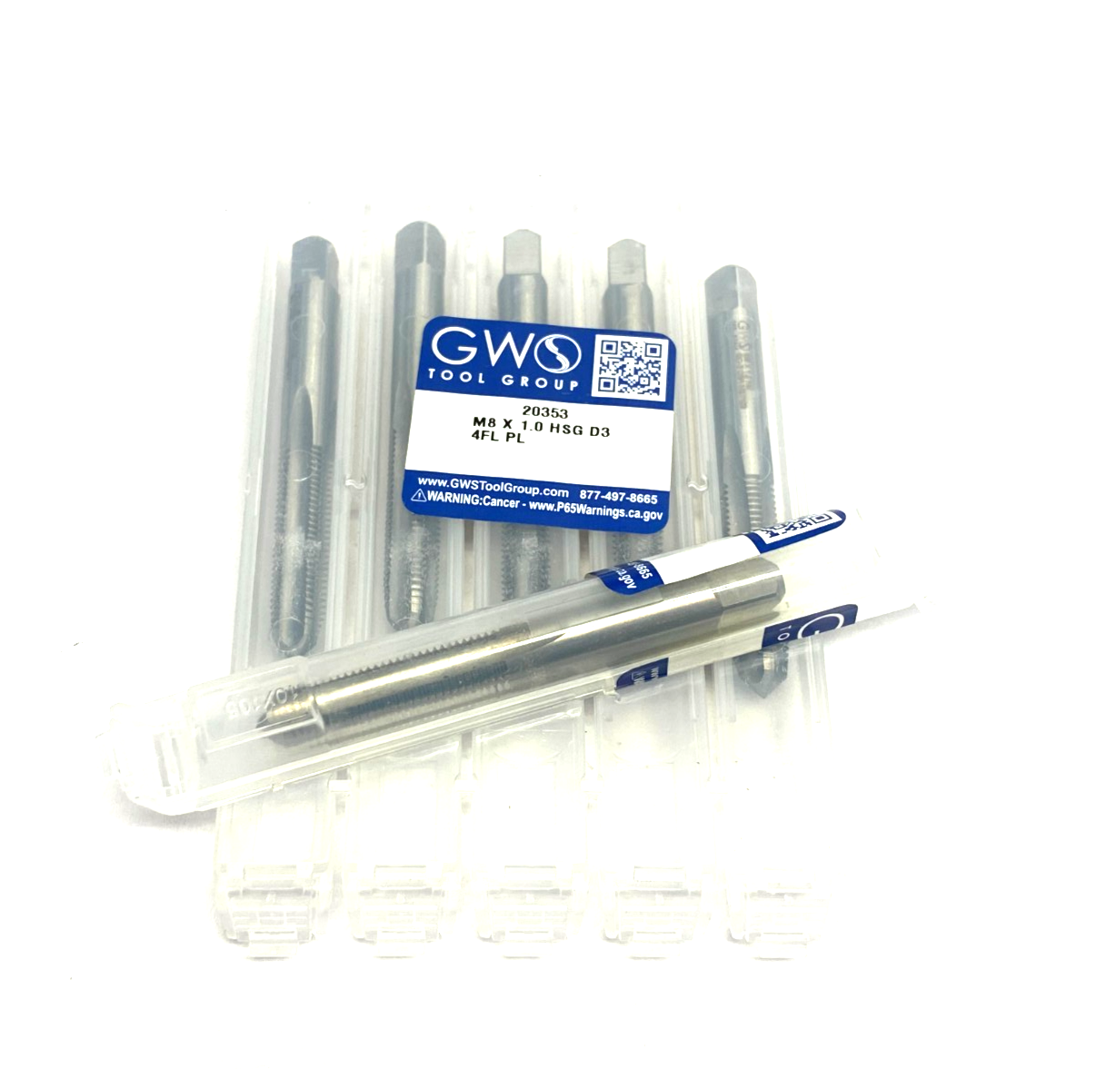 20353 | GWS Tool Group 20353 Hand Tap M8 x 1.0 HSG D3 LOT OF 6