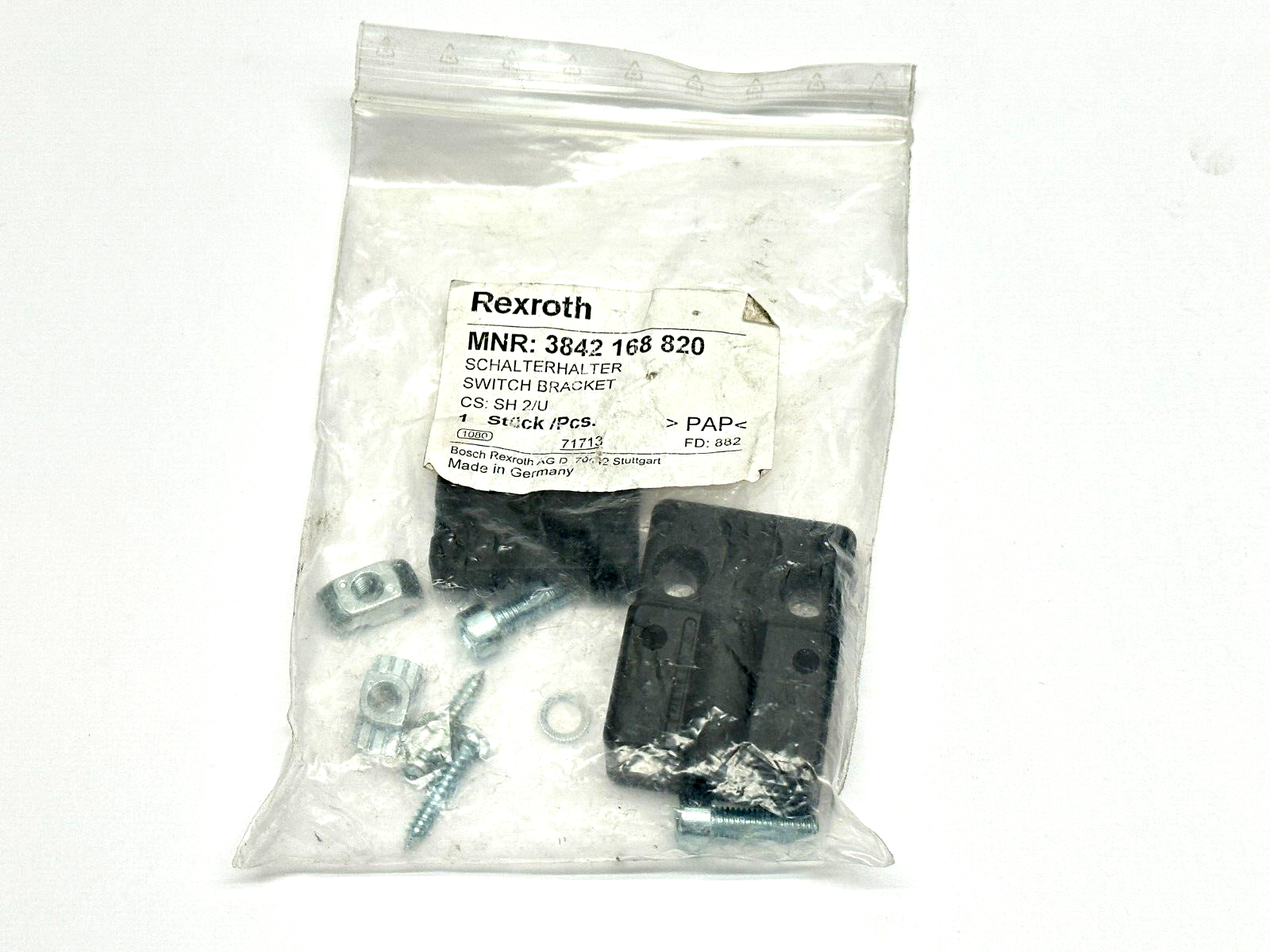 3842 168 820 | Rexroth 3842 168 820 Switch Bracket SH 2/U