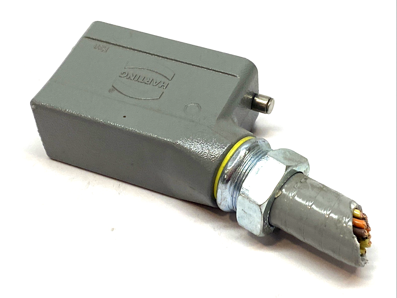 Harting Han 16B Side Entry Hood M25 w/ 09330162601 Insert Connector In