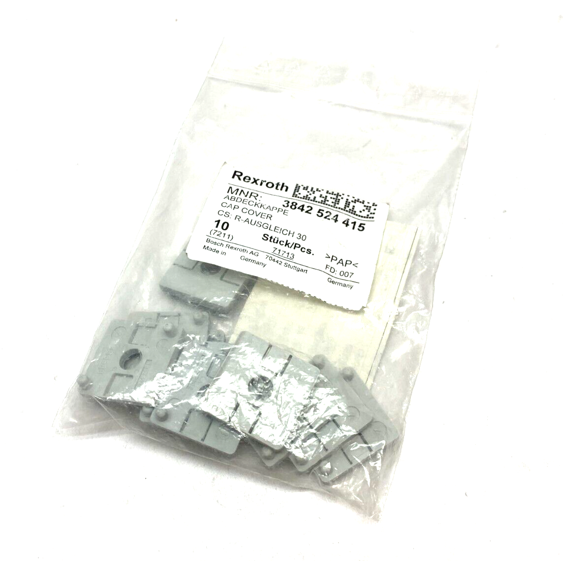 3842524415 | Bosch Rexroth 3842524415 Extrusion Profile Cap Cover Grey ...