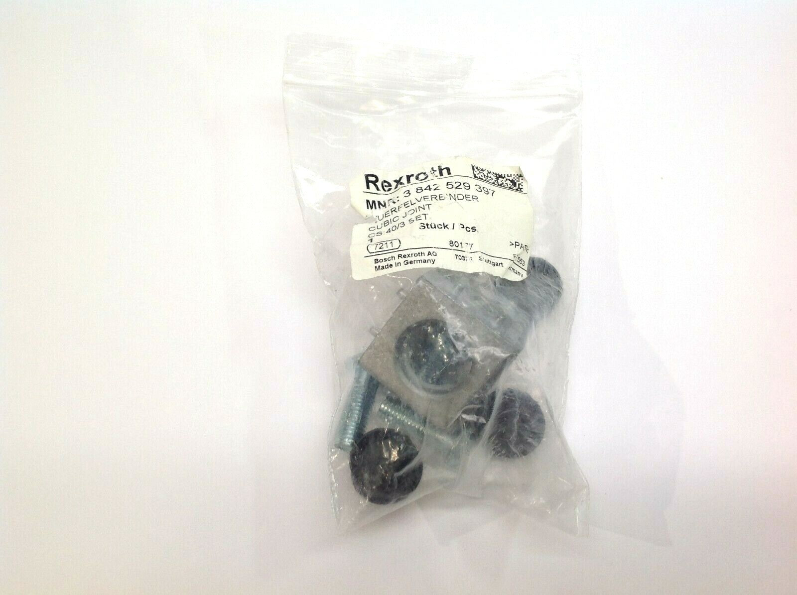 3 842 529 397 | Bosch Rexroth 3842529397 Cubic Joint 40/3 Set