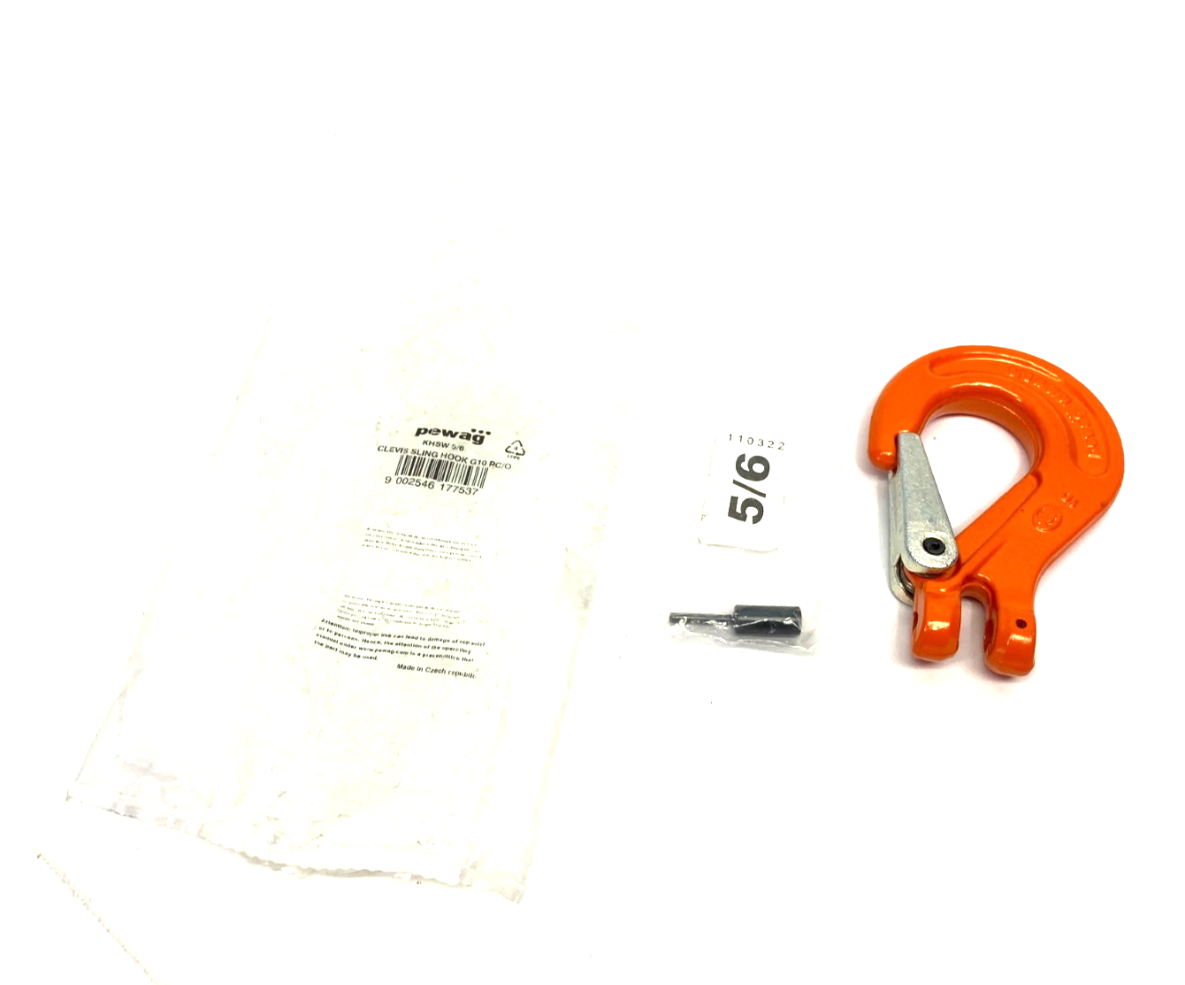 KHSW 5/6 | Pewag KHSW 5/6 Clevis Sling Hook G10 PC/O