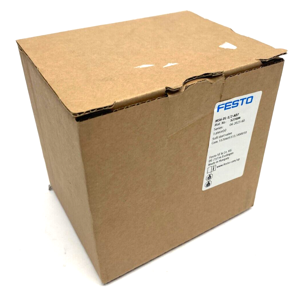 MS6-DL-1/2-AD7, 527684 | Festo MS6-DL-1/2-AD7 Soft Start Valve 527684