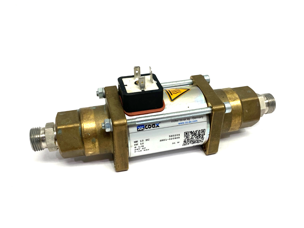 Coax 560204 Direct Acting Coaxial Valve 2/2-Way MK-10-NC-DN10-G1/4-24V