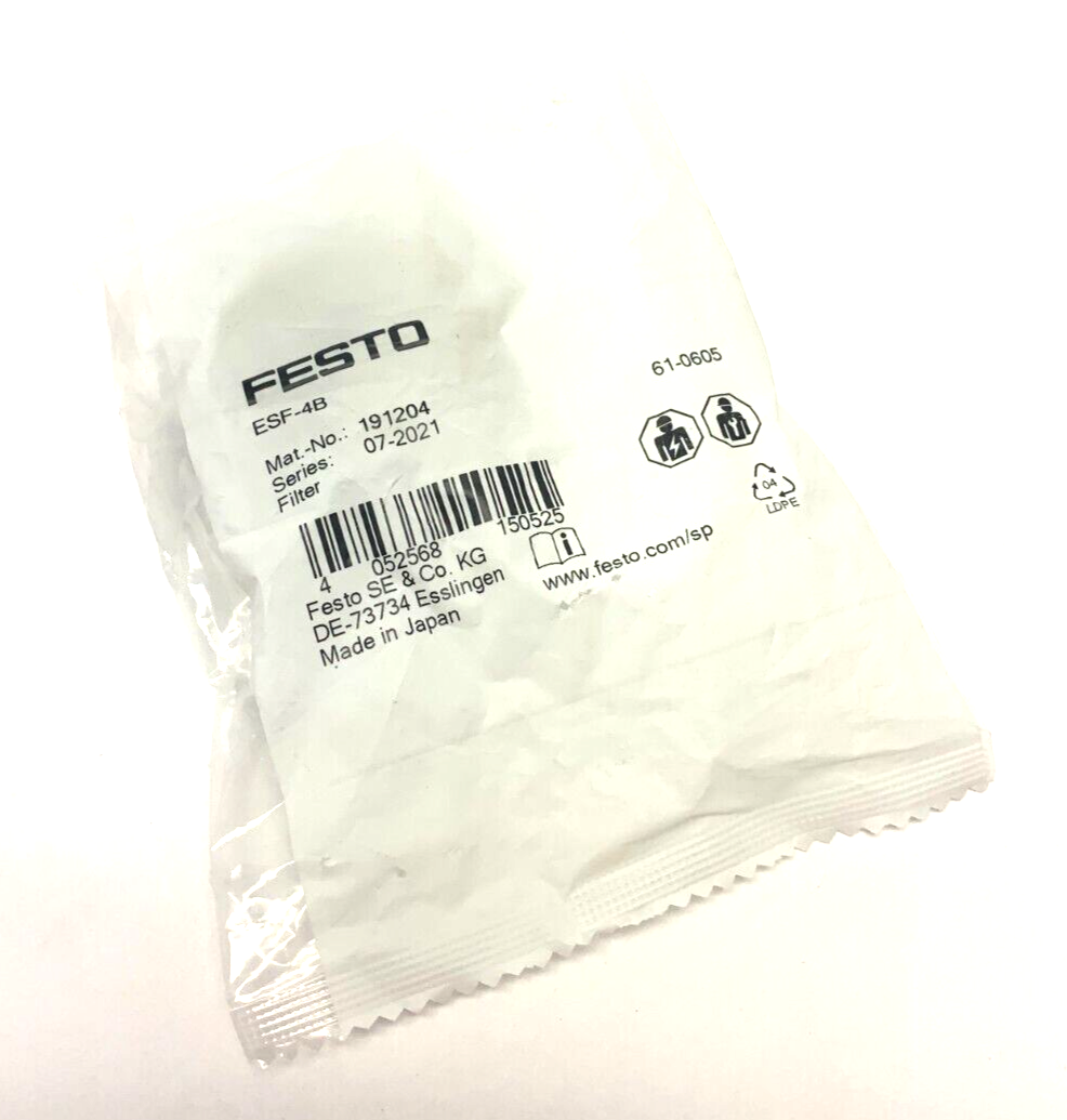 ESF-4B | Festo ESF-4B Vacuum Filter 191204