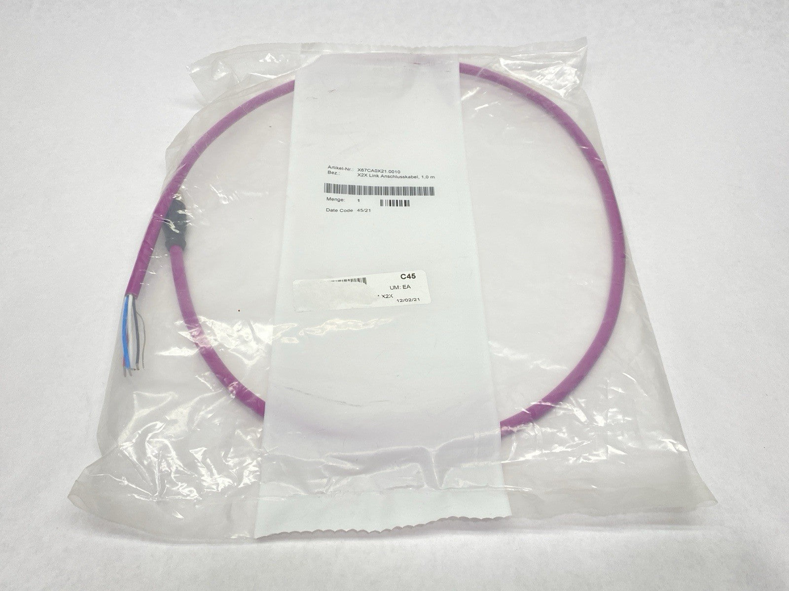 X67CA0X21.0010 | B&R Automation X2X Link Attachment Cable 1m - New