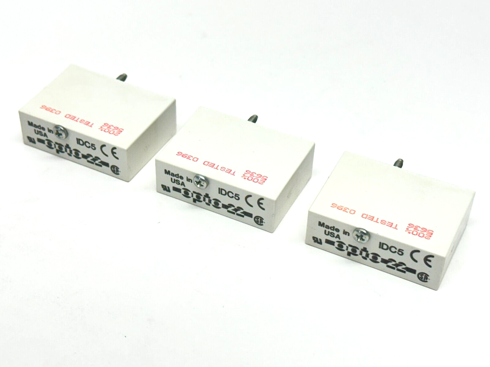 IDC5 Opto 22 IDC5 Relay Input Module LOT OF 3