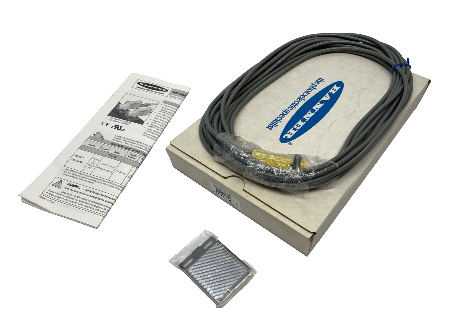 53712, SME312LPC W/30 | Banner SME312LPC W/30 Polarized Retro Clear ...
