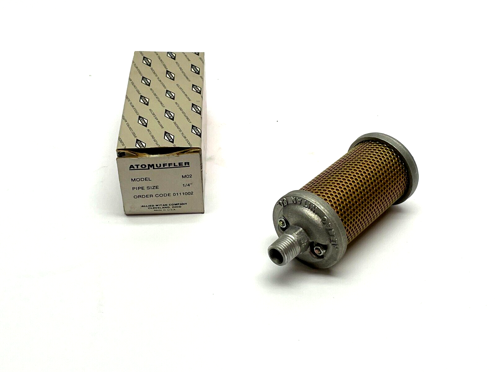 M02 | AtoMuffler M02 Muffler 1/4" Pipe Size 0111002