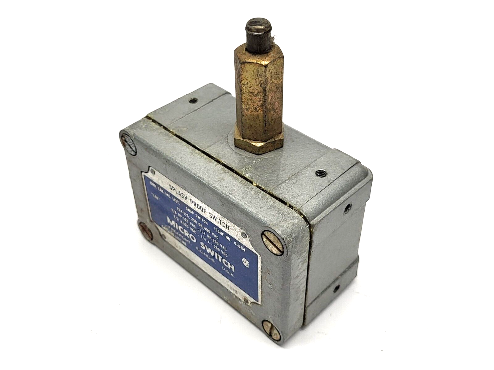 Honeywell Micro Switch OP-Q Snap Switch Splash Proof