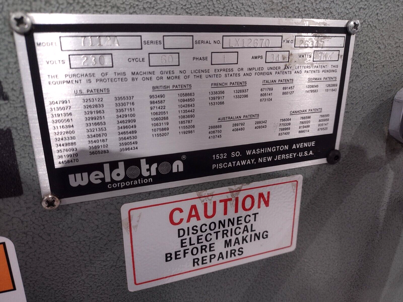 Weldotron 7112A 230V 1PH 34A Shrink Tunnel Machine with Roller Conveyo – Maverick Industrial Sales