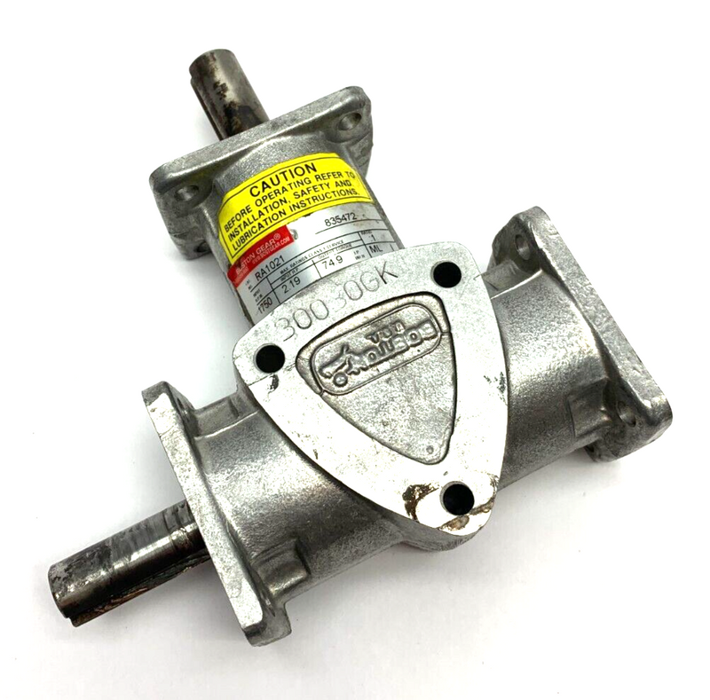 Boston Gear RA1021 Spiral Bevel Reducer 1750 RPM, 1.575 HP, 54 in-lb ...