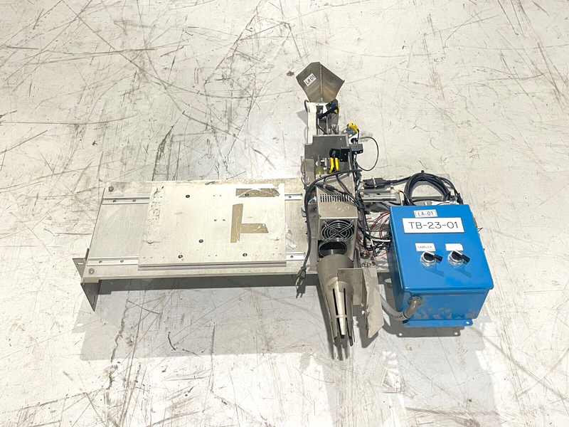 Automated Label Applicator System, RX Bottle Vial Labeler, TB-23-01, L ...