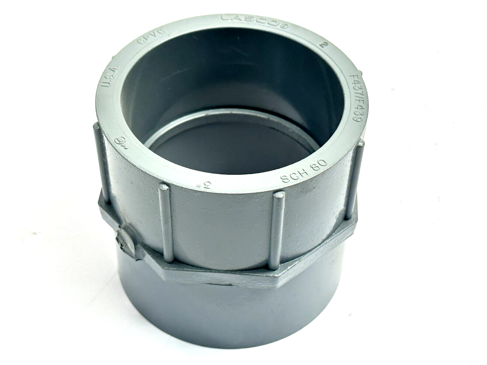 F437/F439 | Lasco F437/F439 Coupling 3" Slip x Slip Sch 80 CPVC