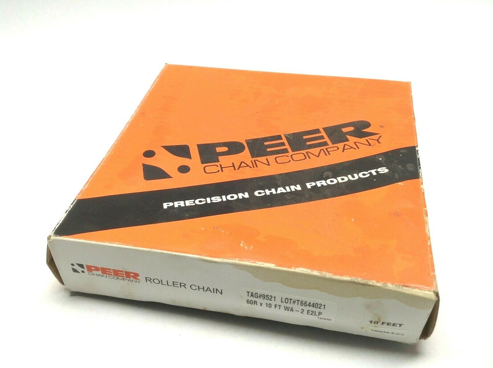 E2LP | Peer Chain 60R X 10 Ft WA-2 E2LP Roller Chain