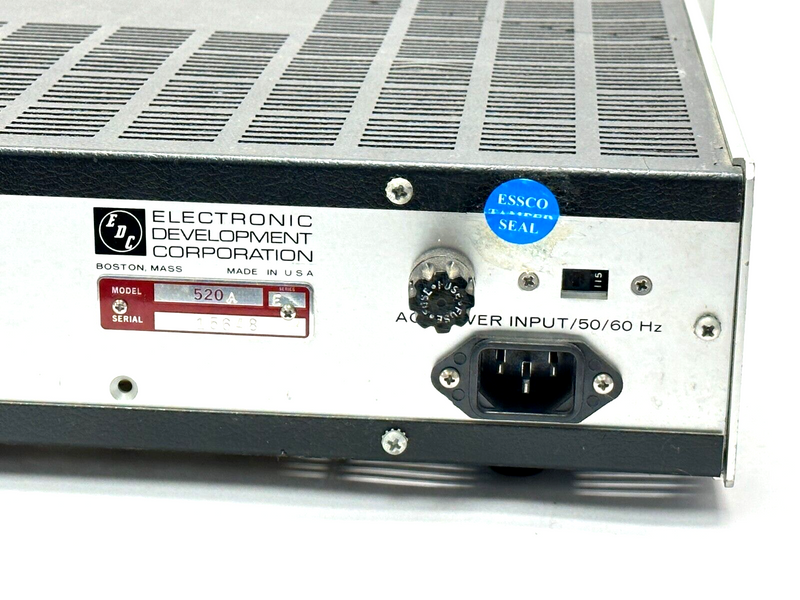 Electronic Development Corp 520A Series E Programmable IEEE 488 DC Cal ...